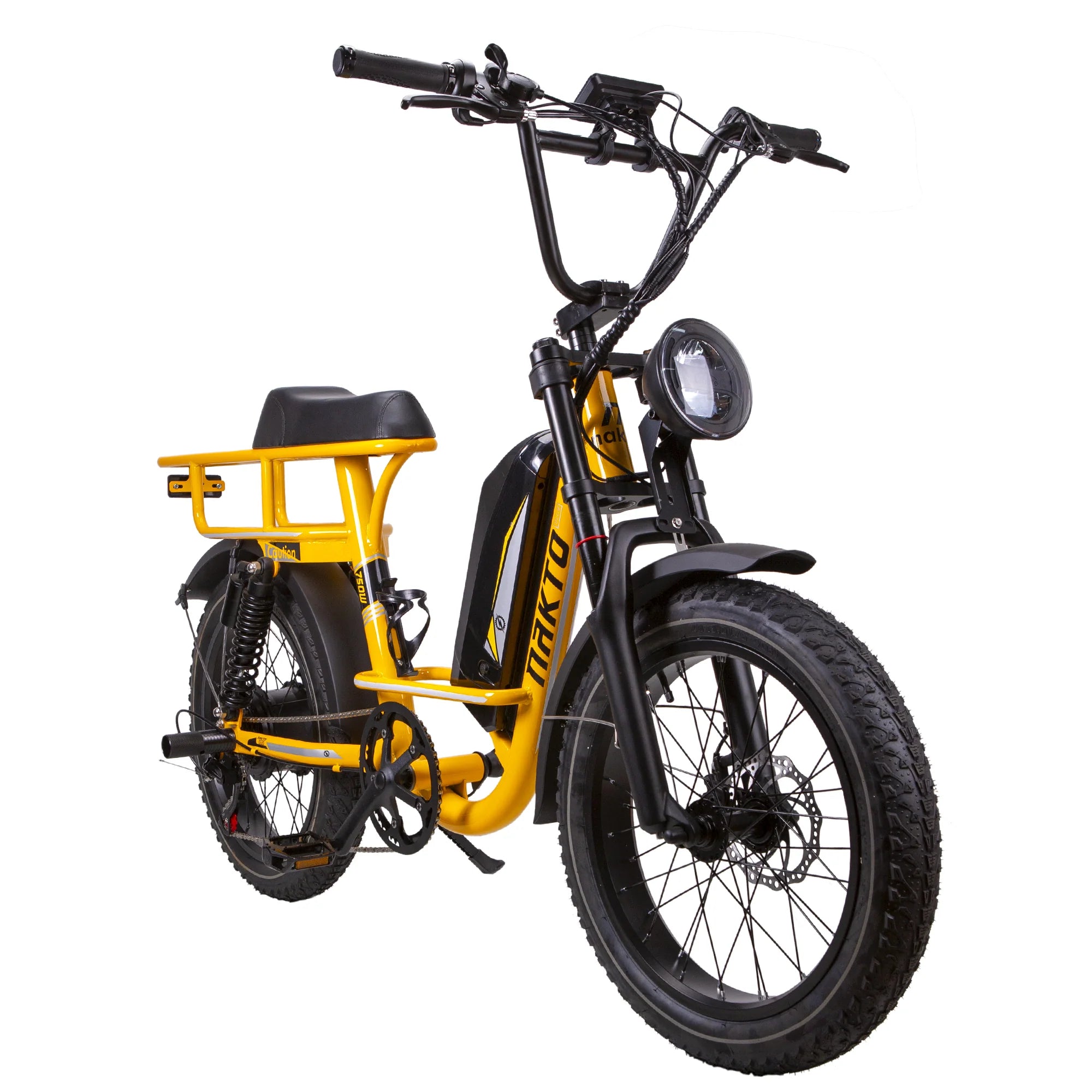 Nakto F4 750W Fat-Tire Electric Bike – Compact All-Terrain Power